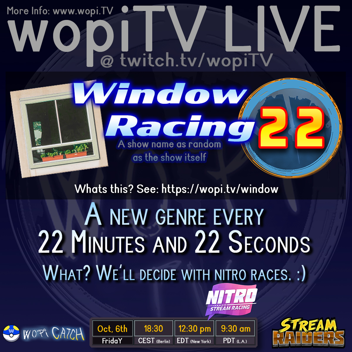 #420 - Window Racing 22 @ wopiTV | wopiTV