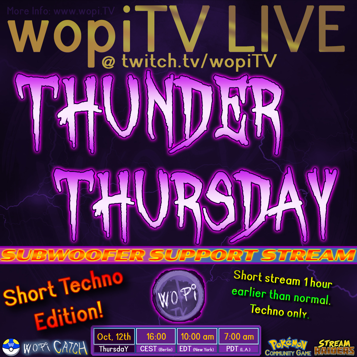 #421 - Thunder Thursday @ wopiTV | wopiTV